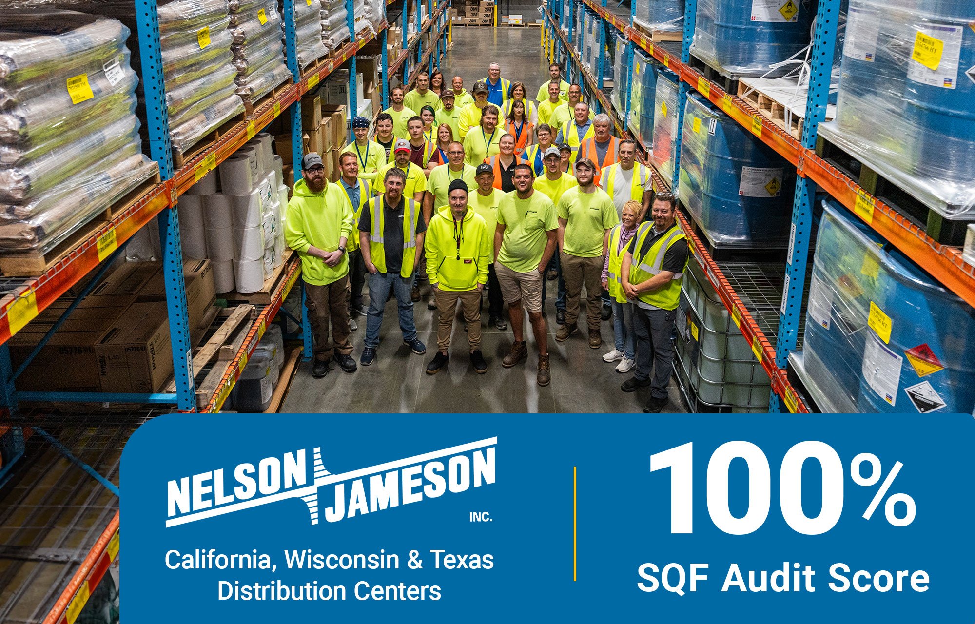 Nelson-Jameson Distribution Centers Earn 100% Scores in Safe Quality ...