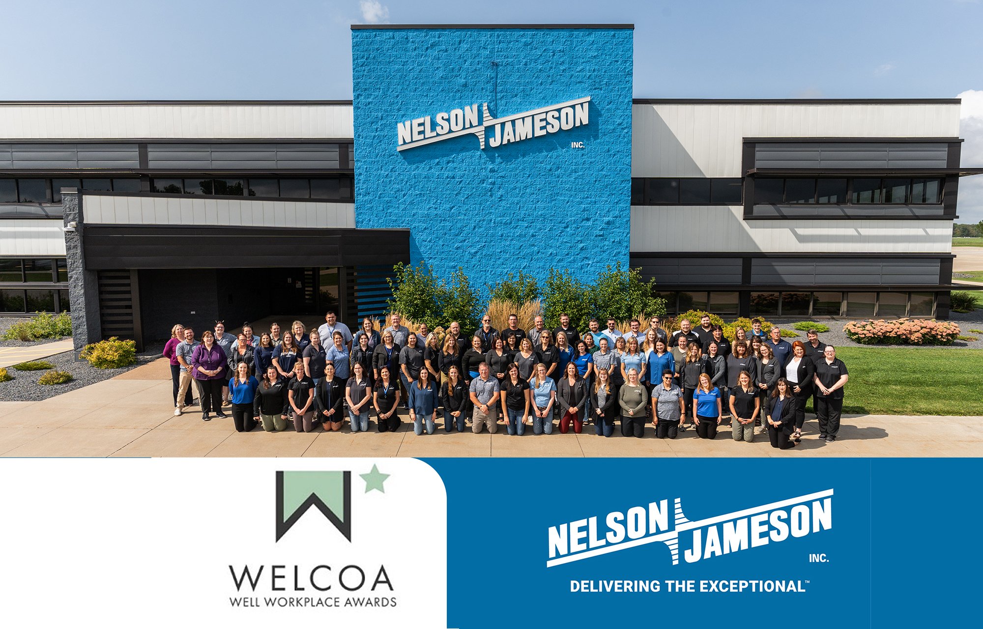 Nelson-Jameson Receives WELCOA Silver Well Workplace Award